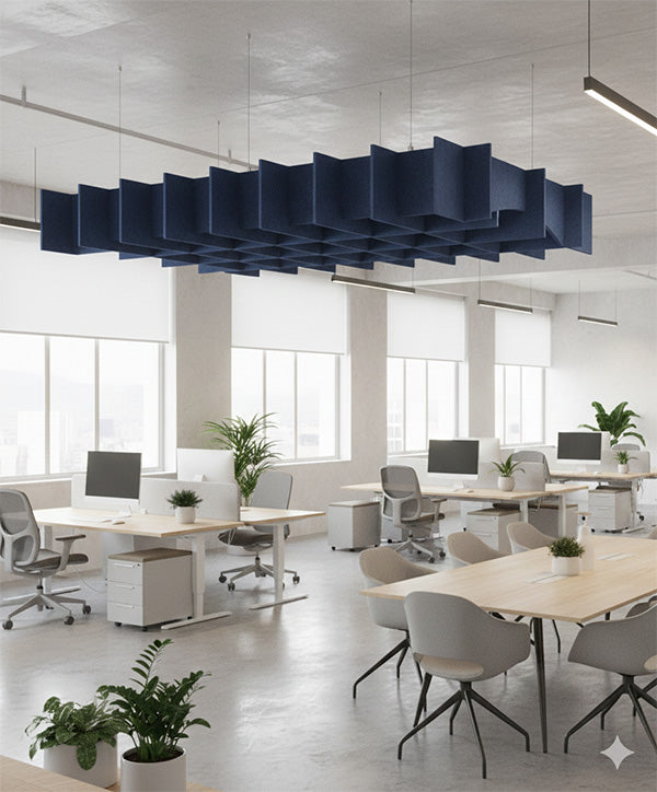 Arctic Framework Acoustic Ceiling Baffle – Ocean Green Acoustics
